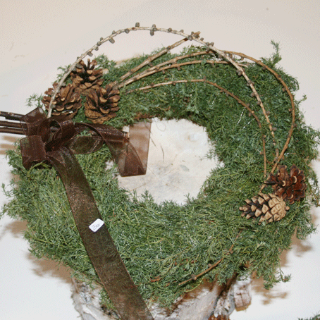 Blomsterdekoratørene på Skjetlein vgs: Om naturlige juledekorasjoner