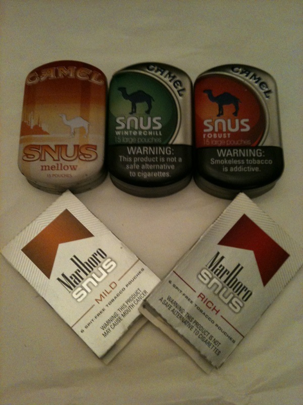 Marlboro "snus" vs Camel "SNUS". Wait, what? Really? 30 December 2010.