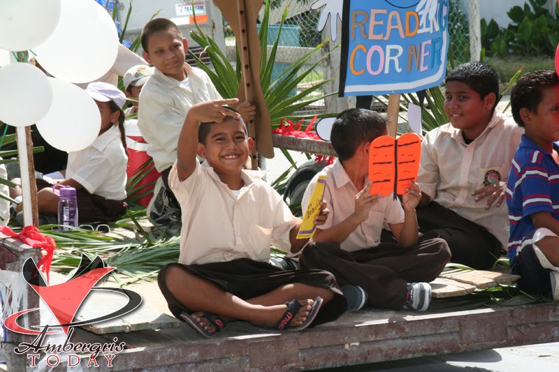 Schools Parade on Intl' Literacy Day - Ambergris Caye Belize Message Board