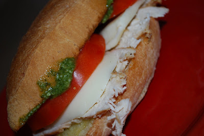 Chicken Caprese Sandwich - Oh Sweet Basil