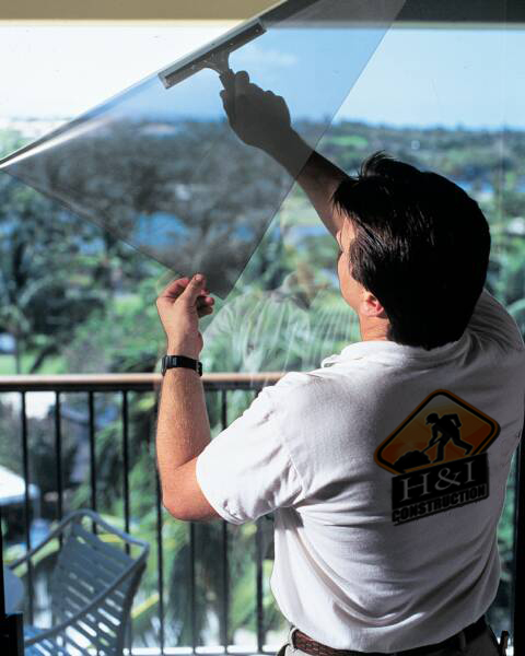 H&I Design Creative: Security Glass Tinted Installation For Buildings