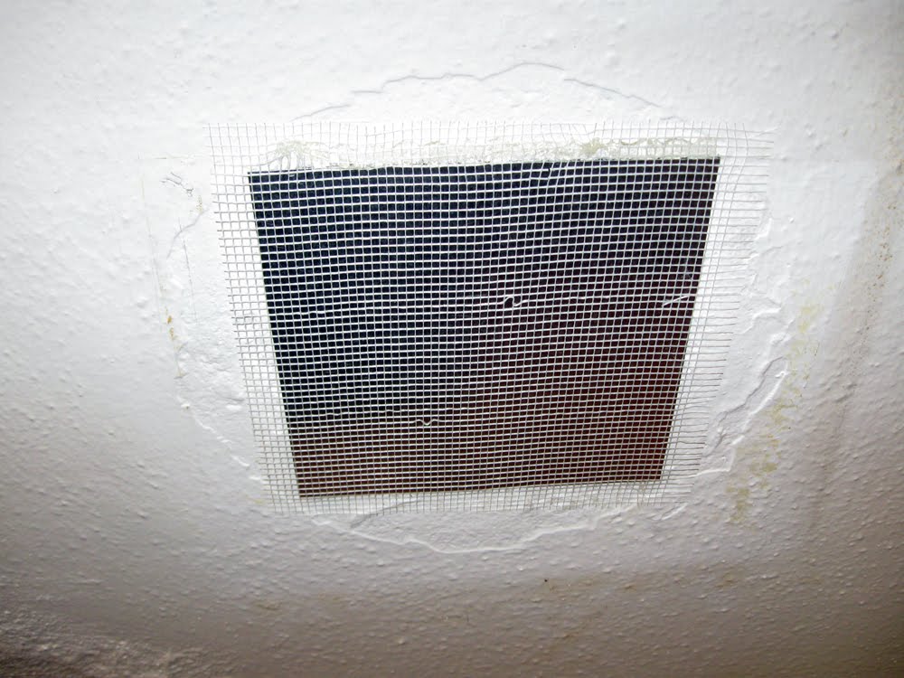 Just a girl with a hammer: Don't look under the trivet.