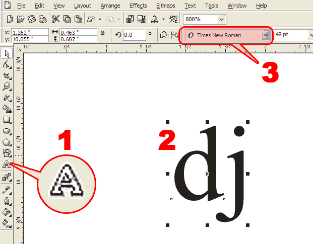 Tutorial: EDITING FONT di COREL DRAW