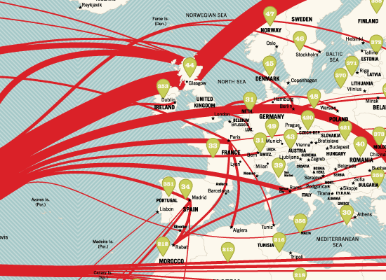 Блог Олега Гринчука: Нова версія Global Traffic Map від TeleGeography