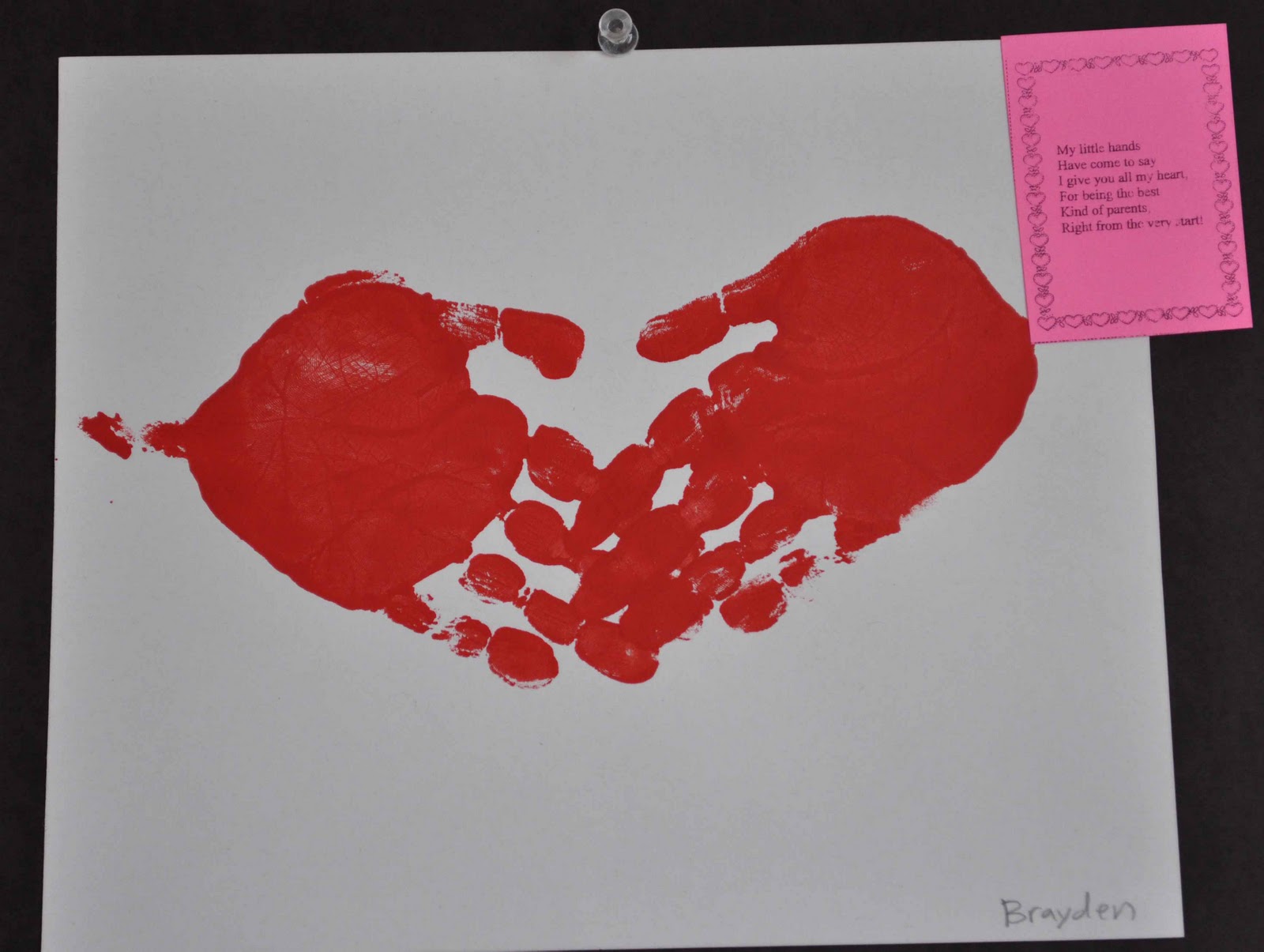 Children's Learning Activities: Heart Hands