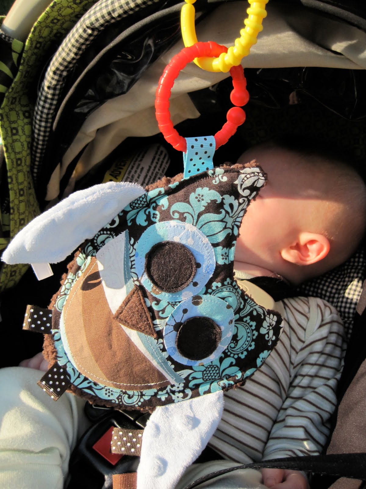 Lu Bird Baby: Owl Ribbon Tag Baby Toy Tutorial