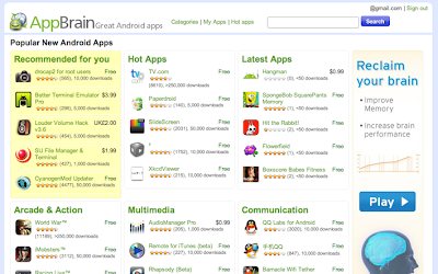 AppBrain - Site com recursos de busca e sincronização de aplicativos no ...