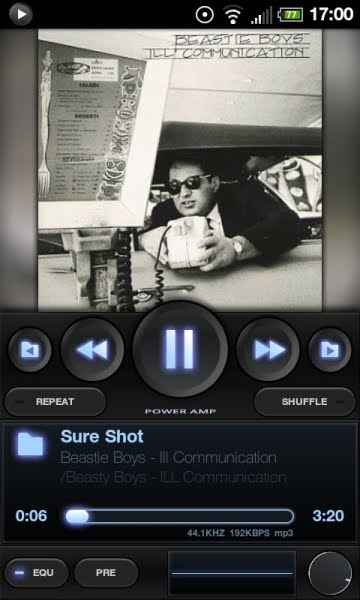 PowerAMP v1.0 build 68 - Player de música com equalizador para Android ...