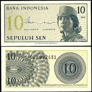 INDONESIA: BANK NOTES FROM INDONESIA / 1964