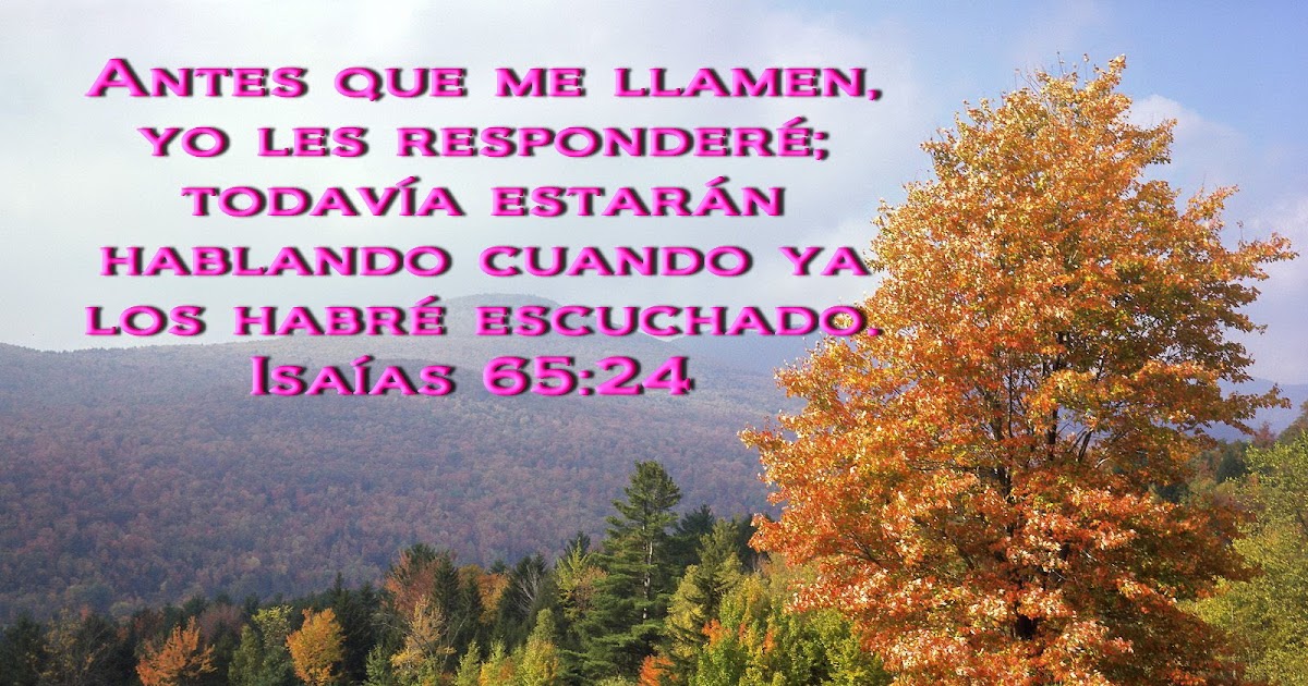 Biblia, paisajes y maravillas: Isaías 65:24