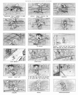 Ian's Blog: Shrek Storyboard