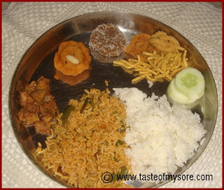 Taste of Mysore: Deepavali and Vegetable Dum Biriyani