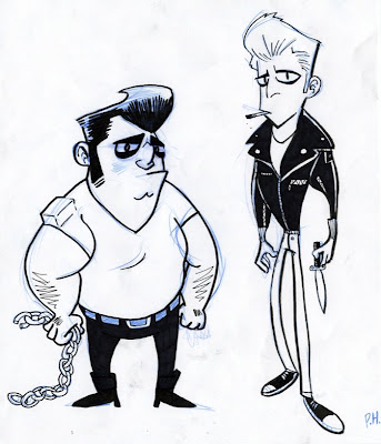 PAT HARPIN: GREASER CHARACTER DESIGNS