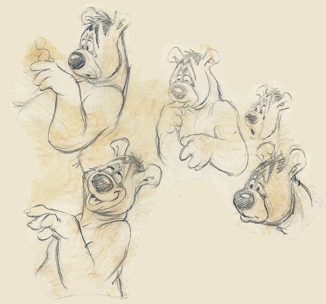 Barney Bear Model Sheets