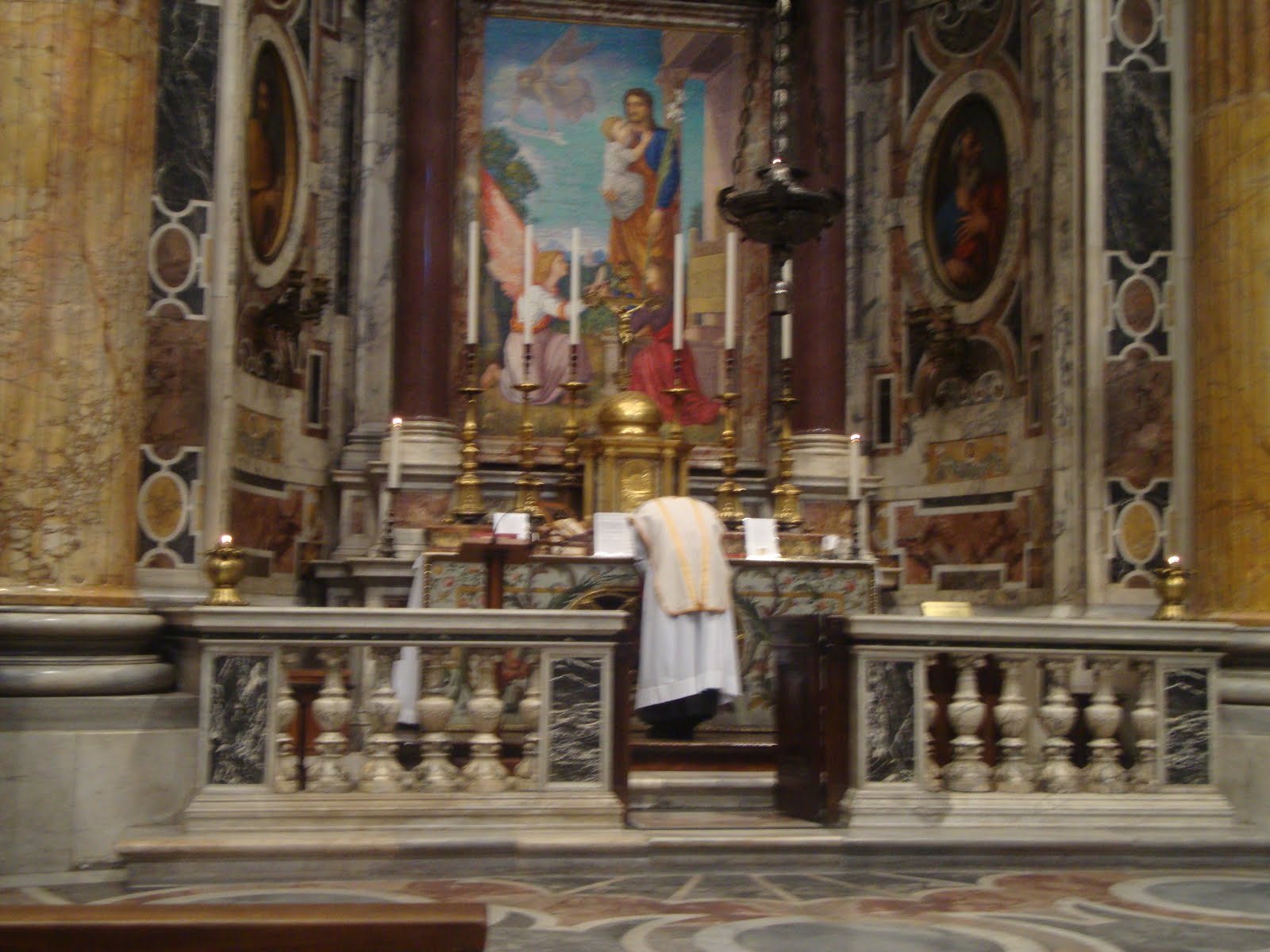 A Catholic Life: Latin Mass on the Altar of St. Joseph of St. Peter's ...