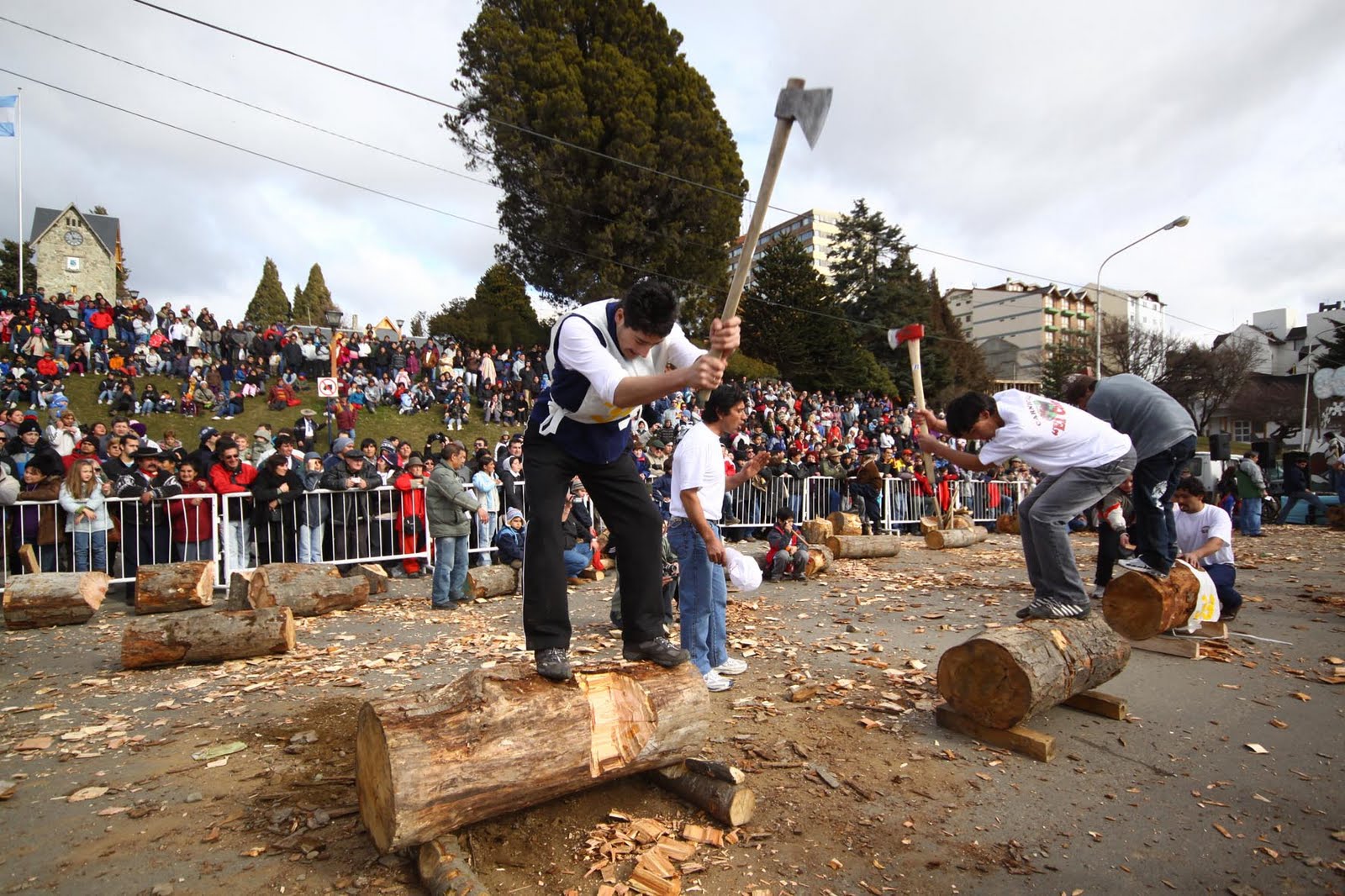 40 fiesta nacional de la nieve: CONCURSO DE HACHEROS