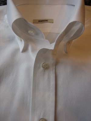 nataganke: Белая bespoke сорочка от Бурбаки