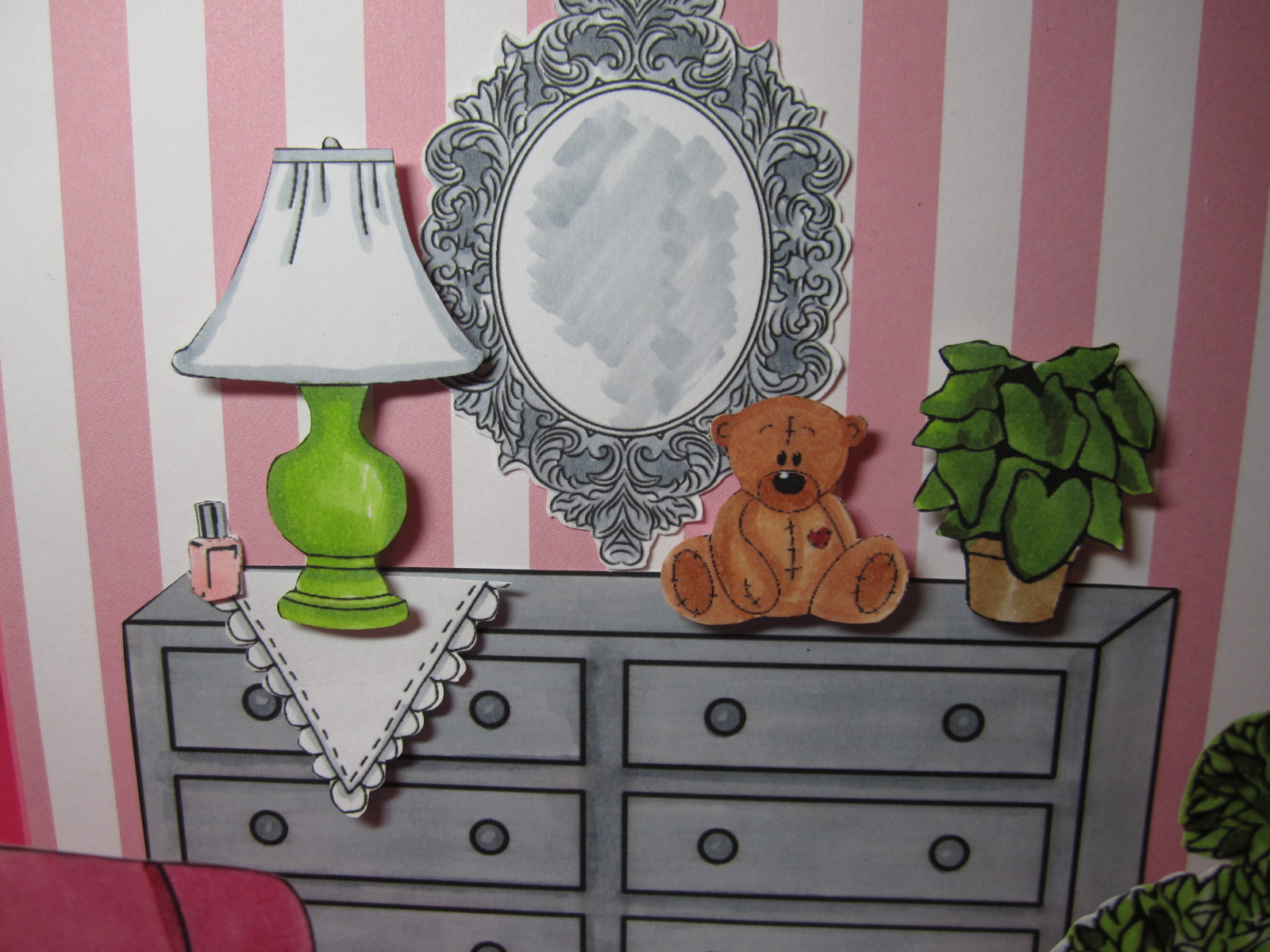 My Buttons n'Bows: Home Sweet Home Step Card