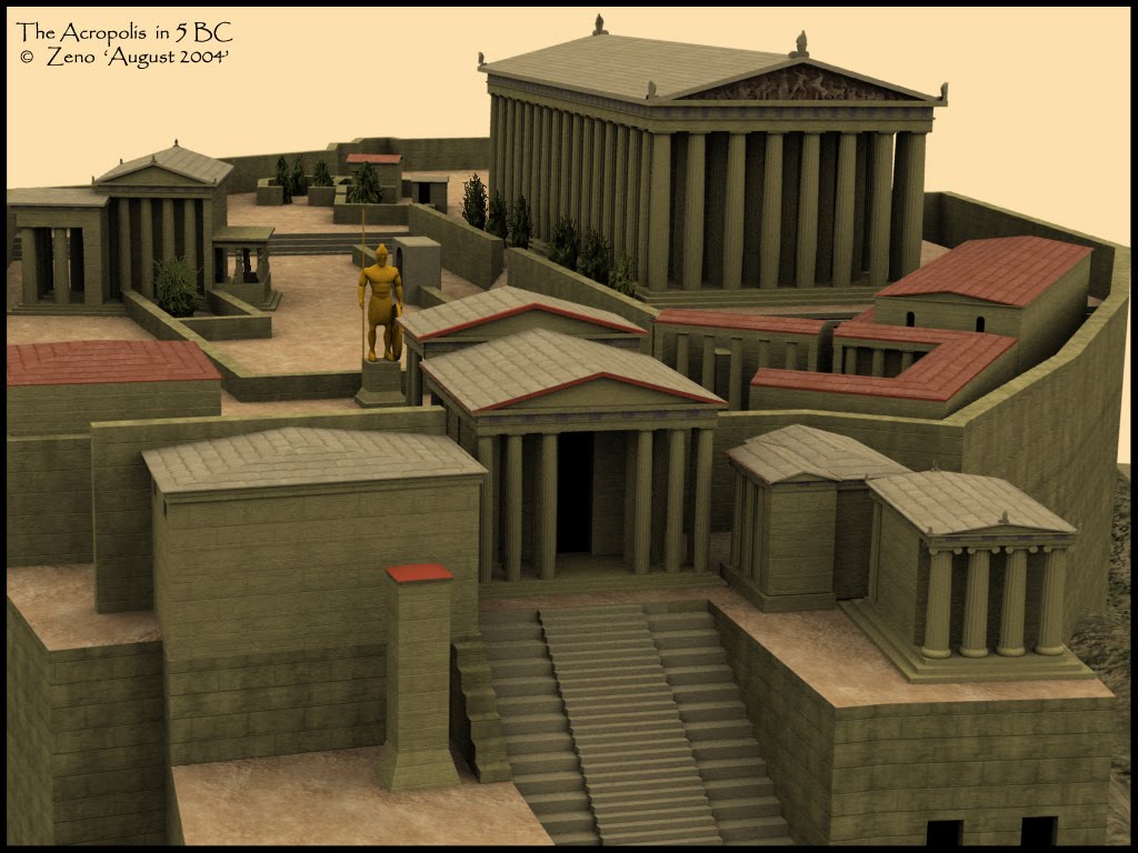 Más clases de arte: Acrópolis de Atenas, siglo V a. de C. (etapa clásica)