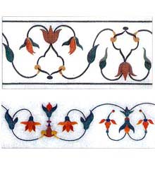 Taj Mahal Inlay Art Tile 09