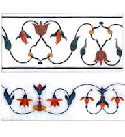 Taj Mahal Inlay Art Tile 09