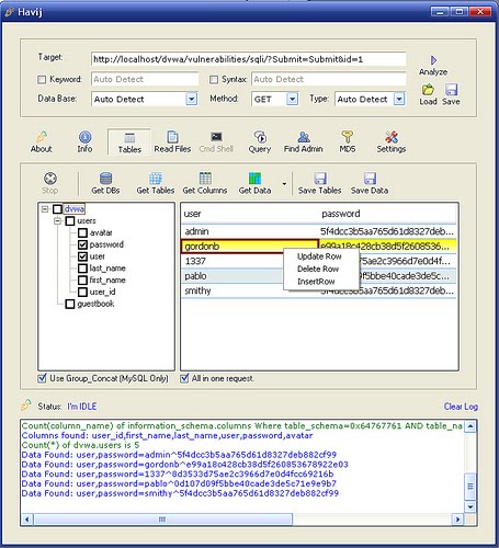 Havij advacnced sql injection tool - mzaermid