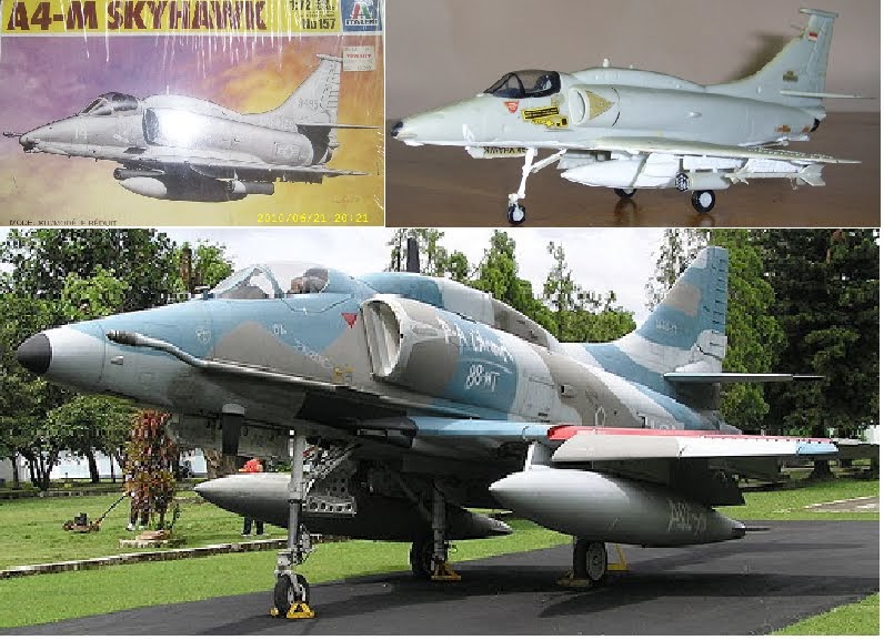 AIRPLANE SCALE MODELKIT: DOUGLAS A-4 Skyhawk