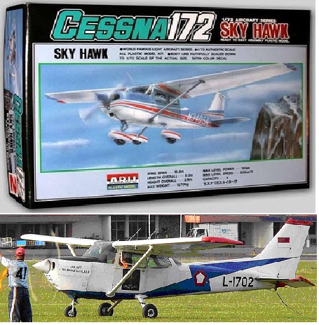 AIRPLANE SCALE MODELKIT: Cessna-172