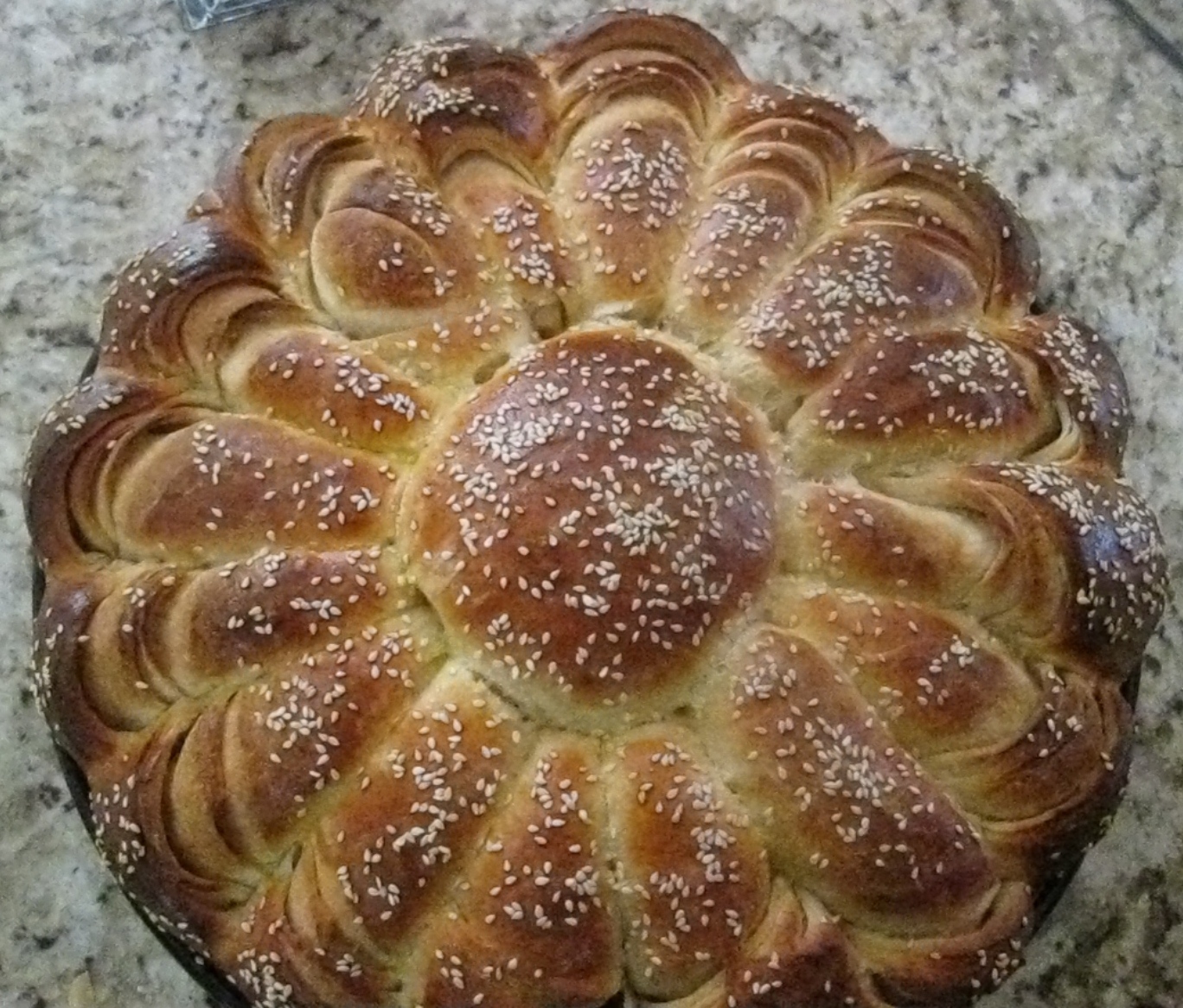 Adventures in Cookery: Holiday Sunflower Bread