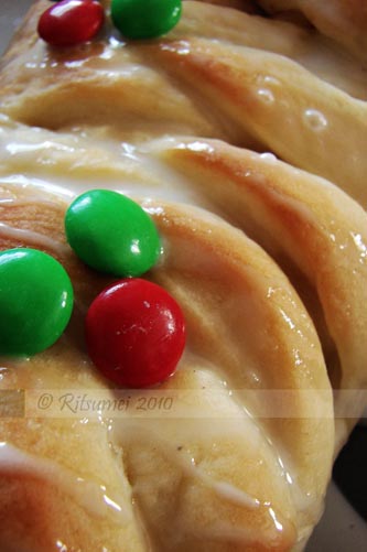 Baby Steps: Candy Cane Bread