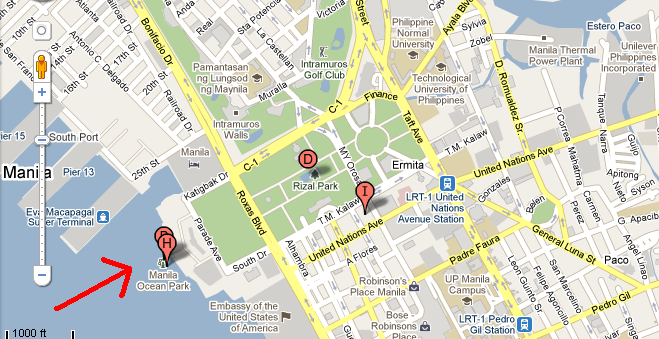 Images and Places, Pictures and Info: manila ocean park map