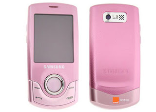 Samsung S3100 Pink Mobile Phone on Orange PAYG