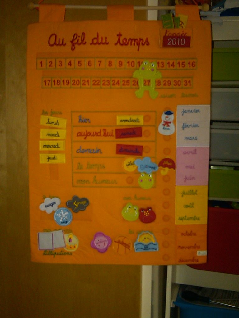 Weldi à la maison: Se repérer dans le temps