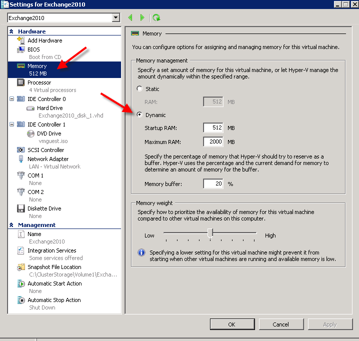 Virtualization and some coffee: Getting started with Dynamic Memory in ...