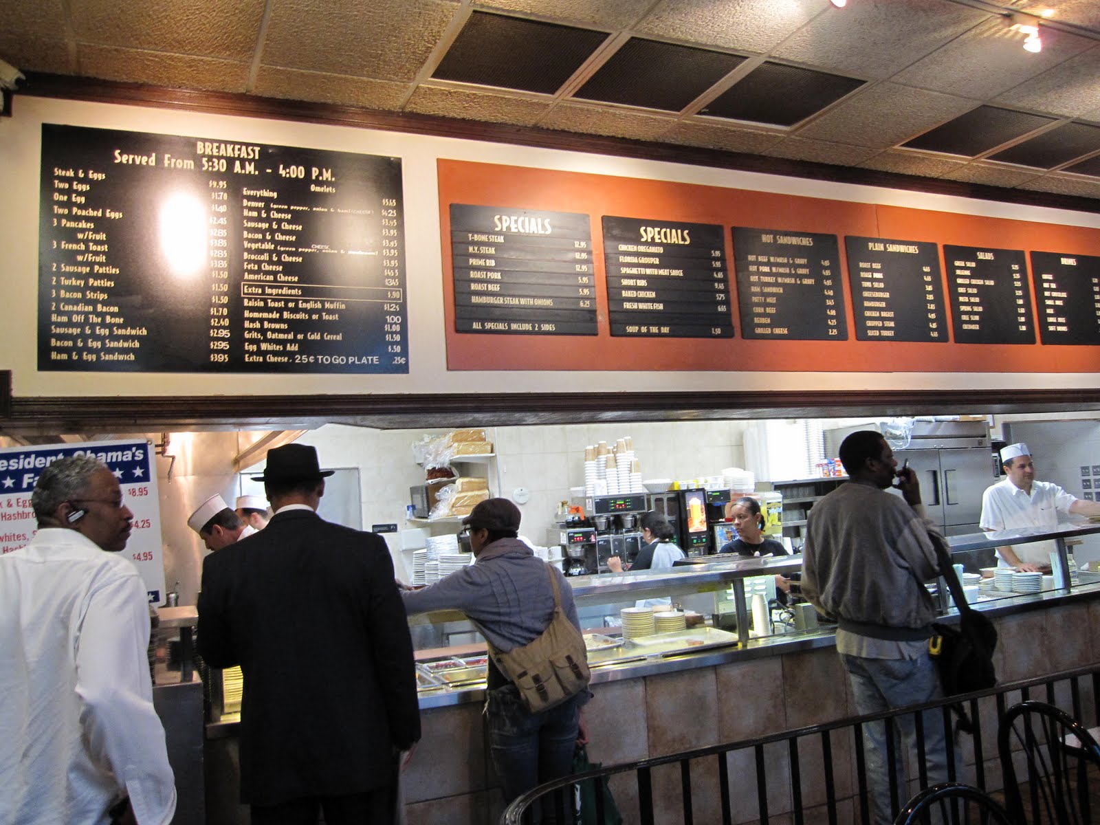 *OBAMA EATS HERE!* The President and Govs Eating their Part for the ...