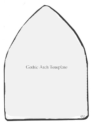 the last door down the hall: Gothic Arch Template