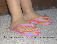 One Craftalicous Momma: Flip Flops From Scratch