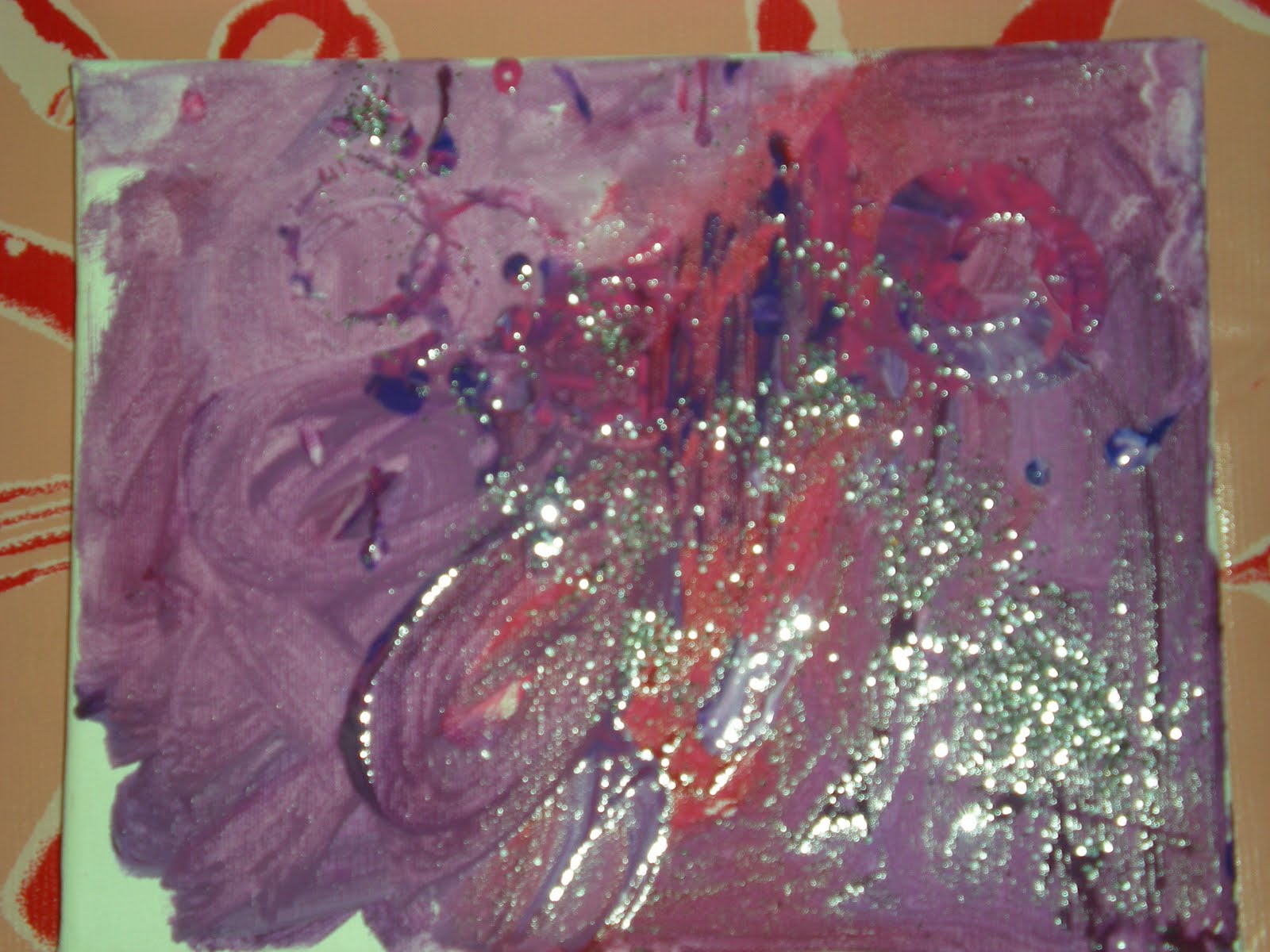 The Traveling Art Teacher: Reece's Purplicious Painting and Parfait Party