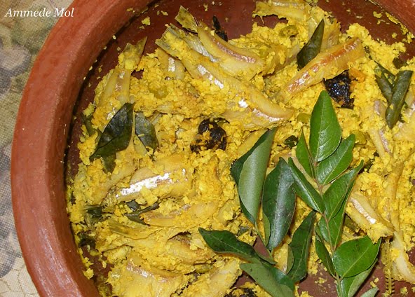 Ammede Mol: Meen Peera (Fish in grated coconut)