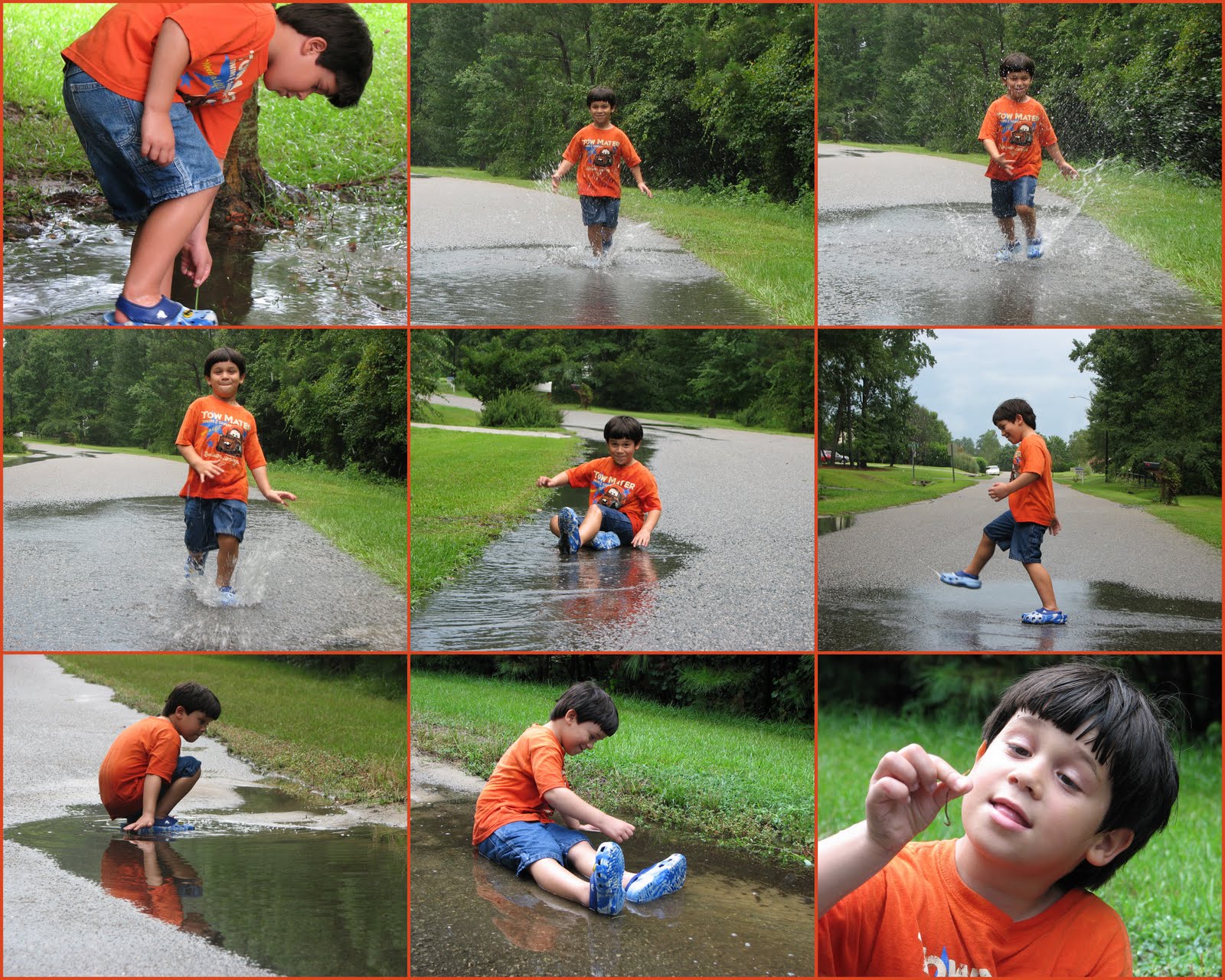 FotoMom: Puddle Splashing