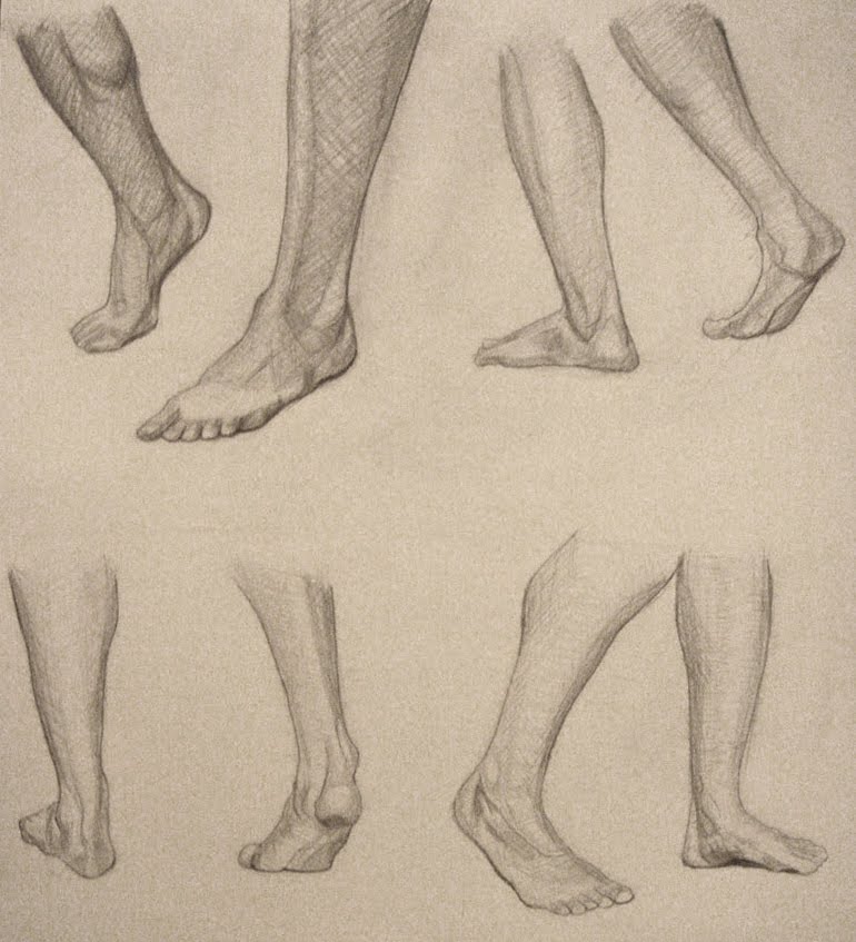 NikaWind Art Studios: Studies of Feet & Shoes