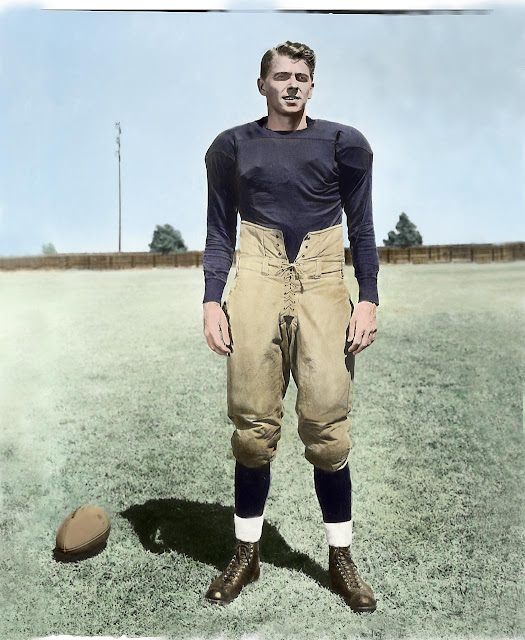 Presidential Images: Ronald Reagan as George Gipp ("The Gipper")