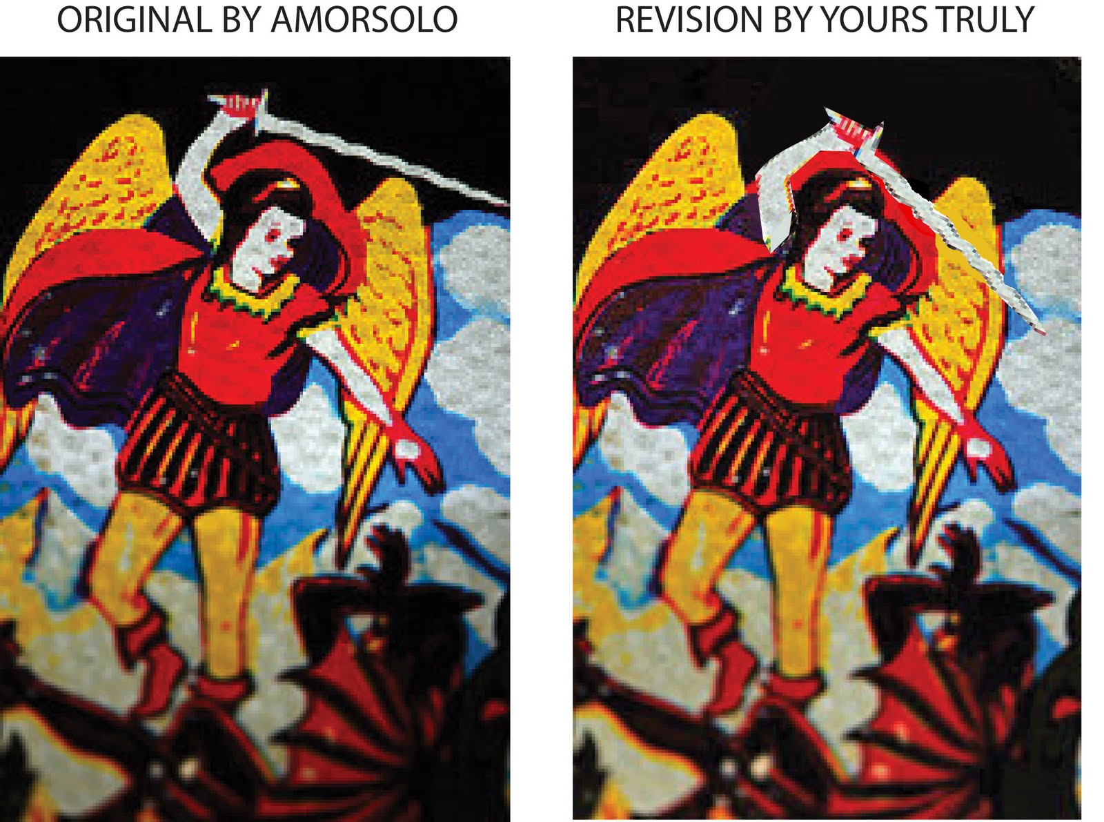 PINOY•COMICS•TV•MOVIES: Amorsolo's "Marca Demonio"