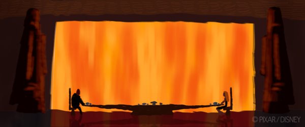 Art: The Incredibles color script & color keys ~ Lighting Pixels