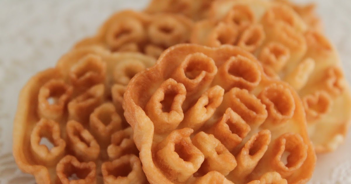 Jane's Corner: 蜂巢酥(蜂窩餅) - (Kuih Loyang / Kuih Rose)
