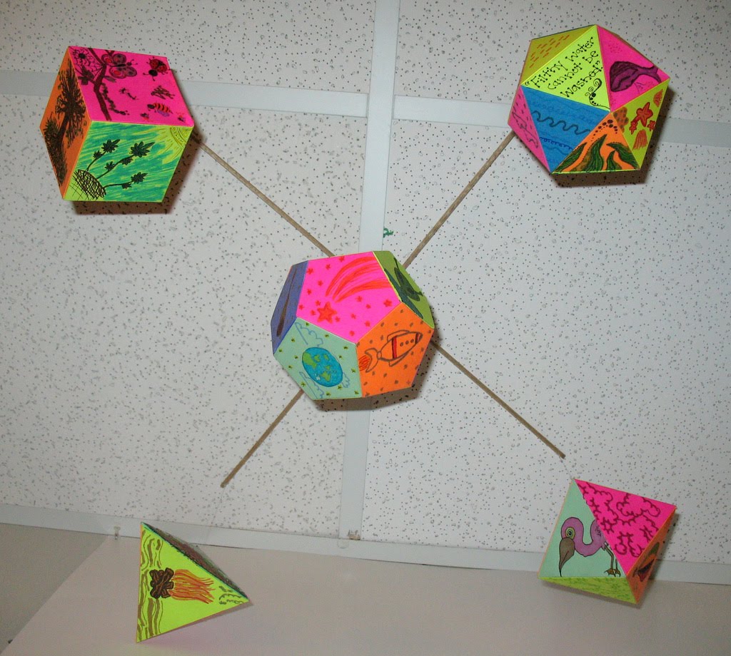 Wellsprings Friends School: Creating Polyhedra in Math Class
