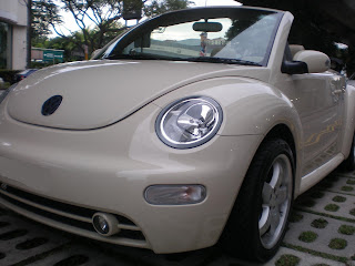 A Memorable Ride for a Lifetime: BEIGE BEETLE CABRIOLET