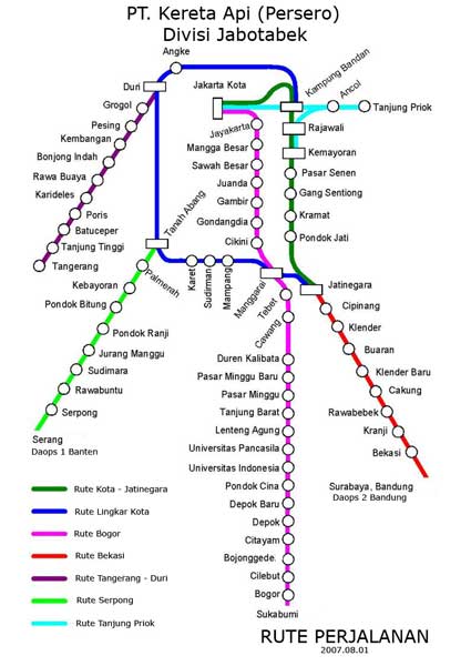 Almuhtasin: JADWAL DAN RUTE KERETA API