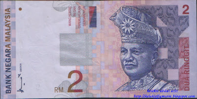 KOLEKSI ABDUL AZIZ: Wang Kertas- Dua Ringgit / Bank Notes-Two Ringgit.