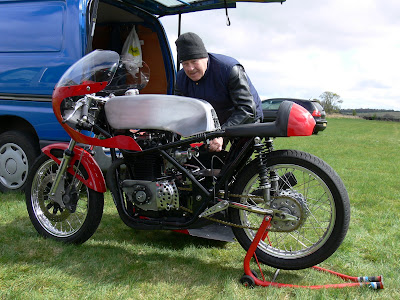 Scottish Classic Motorcycle Racing: April East Fortune Paddock Shots